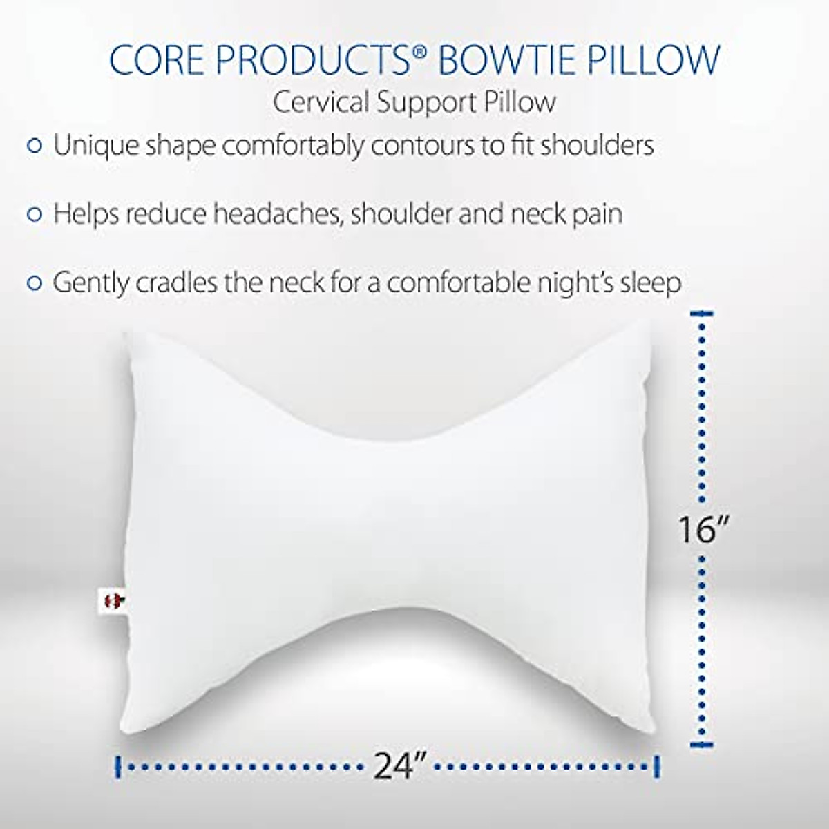 Core Products Bowtie Cervical Support Pillow