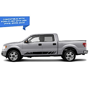 Mountain Stripes Decals Stickers Graphics Compatible with Ford F150 all Generations (2900B)