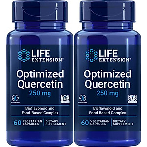 Life Extension Optimized Quercetin, 60 Capsules (2 Pack)