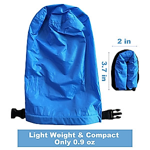 Portable Dry Wet Bags, Waterproof Roll Top Floating Dry Sack, Lightweight Baby's Cloth Diaper Storage Container, Small Pockets for Daypack (2)