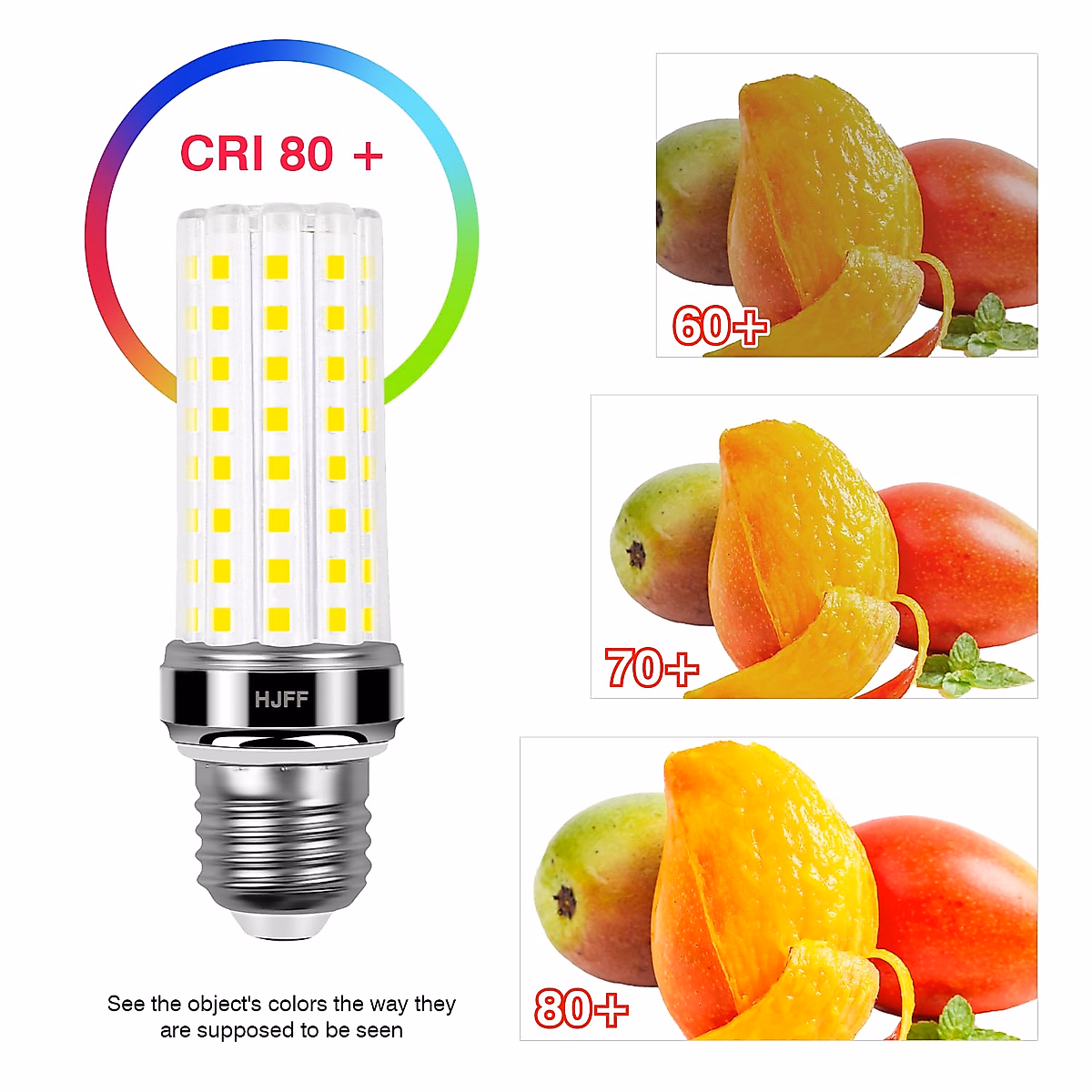 6 Pack LED Corn Light Bulb 200w Equivalent 2500 Lumen 5000K Cool Daylight White 20W E26/E27 Base Ceiling Fan Led Light Bulb for Home Garage Warehouse Indoor Outdoor Led Corn Bulb