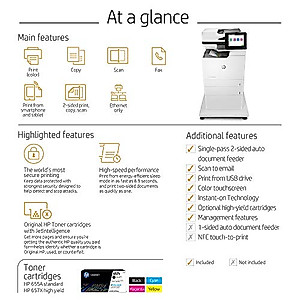 HP Color LaserJet Enterprise MFP M681f with Fax (J8A11A)