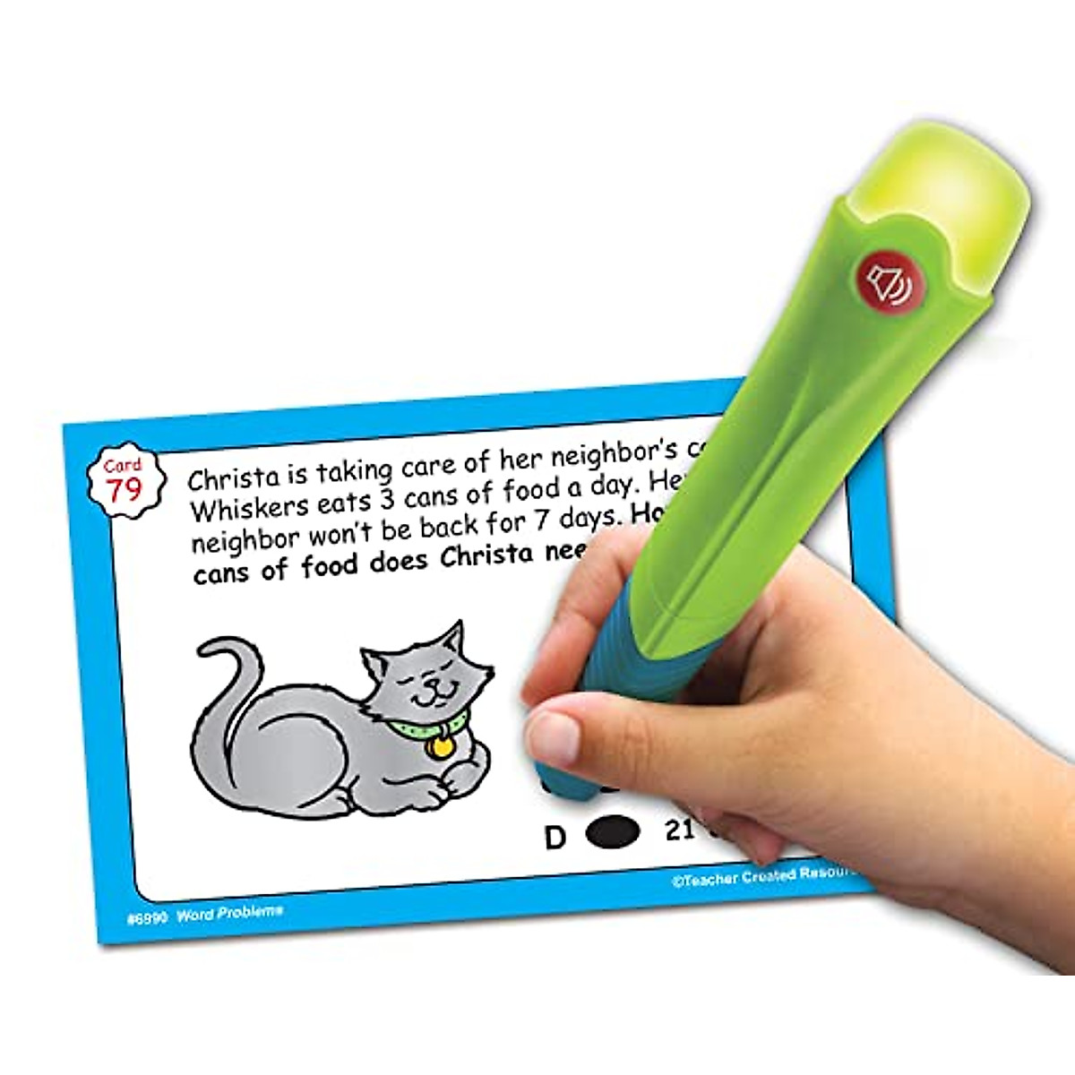 Teacher Created Resources Power Pen Learning Cards: Solving Word Problems Grade 2 (6990)