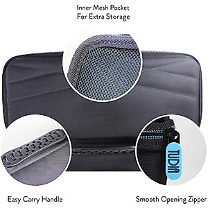 TUDIA EVA Empty Carrying Case for Hot Wheels Track and Cars, Hard Storage Travel Portable Case Bag [Case ONLY, Hot Wheels NOT included]