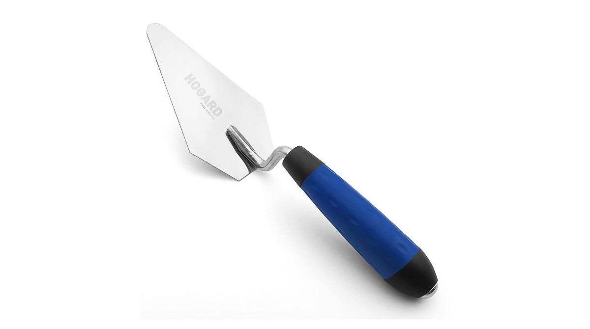 HOGARD 5" Pointing Bricklayer Trowel Premium | Stainless Steel & Soft Grip