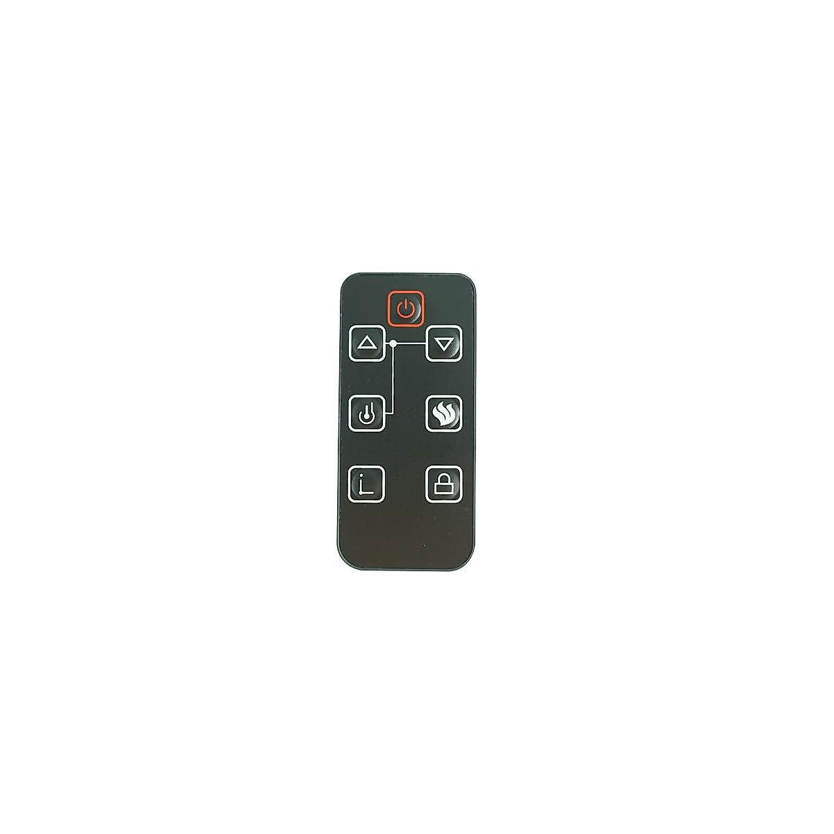 Remote Control for FEBO ZHS-30-B 384-15A-20-13E F18-I-008-018C F15-I-005-009 15IN-23-100 F15-I-005-031B LED 3D Flame Electric Infrared Fireplace Space Heater