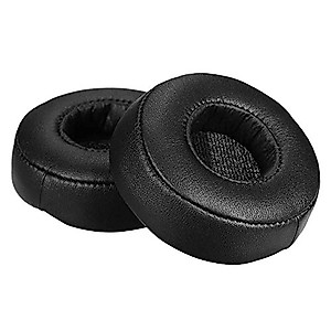 Pro Replacement Earpads Memoery Foam Ear Cushion Covers Compatible with Monster Beats by Dr.Dre PRO/Detox Headphones (Black)