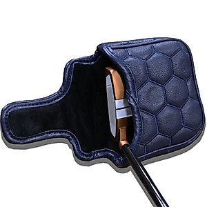 GOLTERS Golf Club Covers Mallet Putter Cover Magnetic Headcover Leather Magnetic Closure for Scotty Cameron Odyssey Taylormade Ping Golf Gift for Men Women Golfer