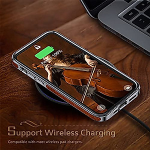 LOHASIC Designed for iPhone 13 Case, Luxury Leather Premium Business Classic Cover Non Slip Soft Grip Protective Men Women Phone Cases Cover Compatible with iPhone 13 6.1" 2021 5G - Brown