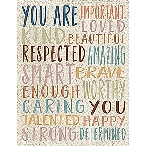 Teacher Created Resources Everyone is Welcome You are Important Chart