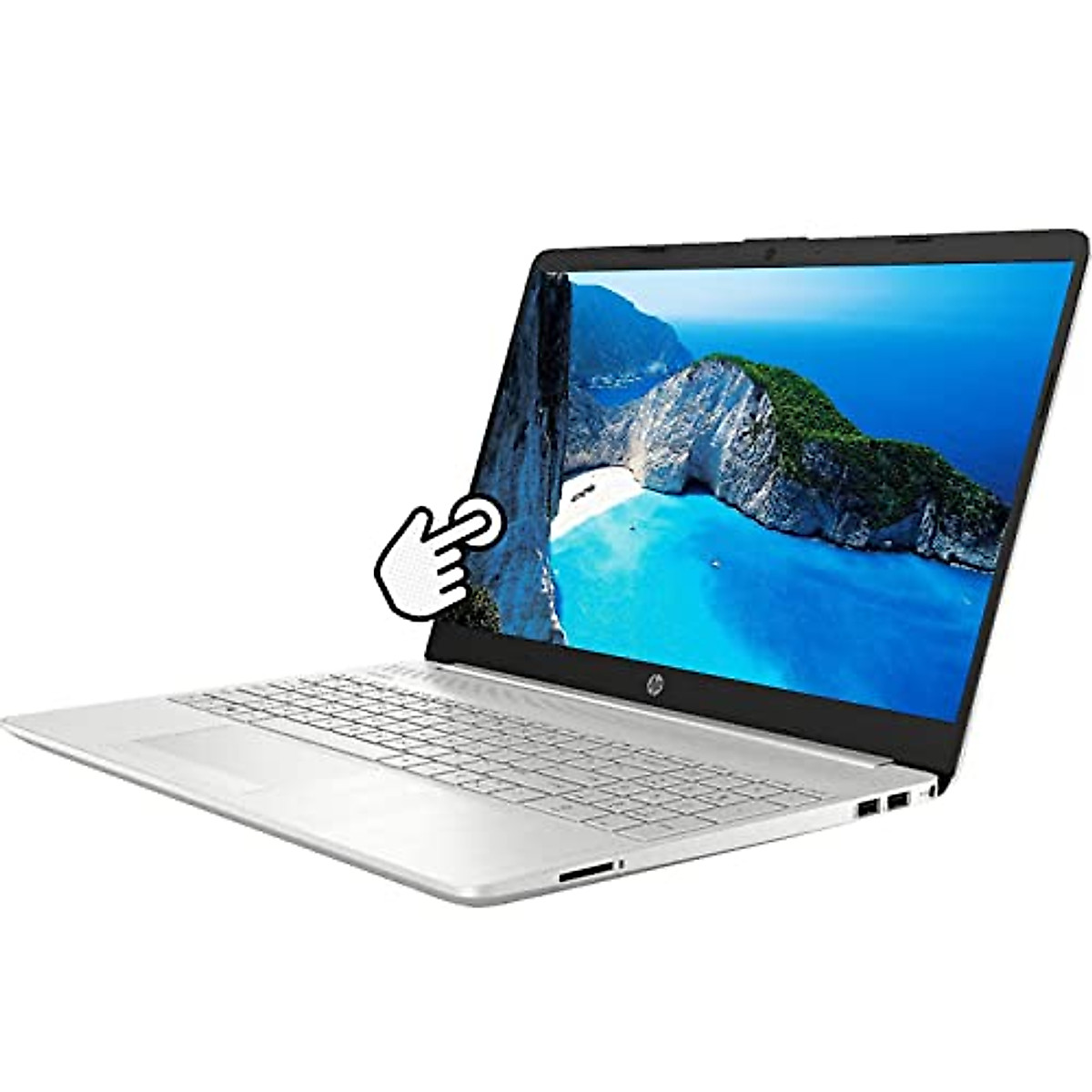 HP Laptop 15.6 HD Touchscreen for Business 2022, Intel Core i5-1135G7 (Beat i7-1065G7), 16GB RAM, 1TB SSD, Backlit Keyboard, HDMI, WiFi, Webcam, Windows 10 + CUE Accessories, Silver, 15-DW