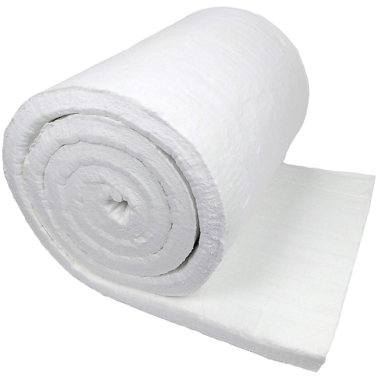 Lynn Manufacturing 2" Thick, Superwool Plus Insulation, Morgan Thermal Ceramics, 2200F Rated, 8 Lb. Density, 24" Wide, 12.5 Ft. Long, Ceramic Fiber Alternative, Safer Kaowool, 8SP22