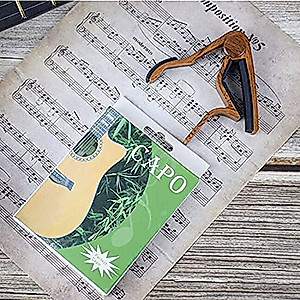 Guitar Capo, Rosewood Capo Guitar Clamp Guitar capo for Acoustic and Electric Guitar