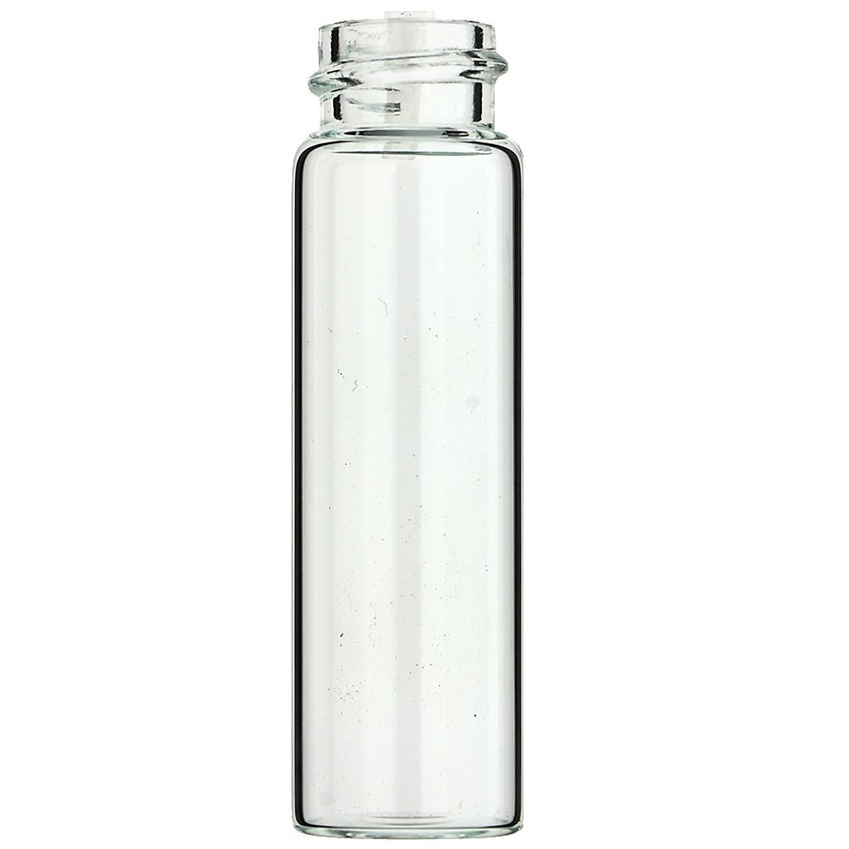 Made in USA 6 Pack 8 DRAM 30 ml 1 oz Clear Glass Vials with Phenolic Screw Caps (Storage Cosmetics Oils Perfumes Spices Specimen)