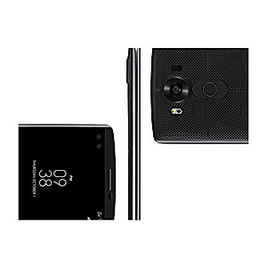 LG V10 H960A 32GB Factory Unlocked 4G Smartphone - International Version - No Warranty (Black)
