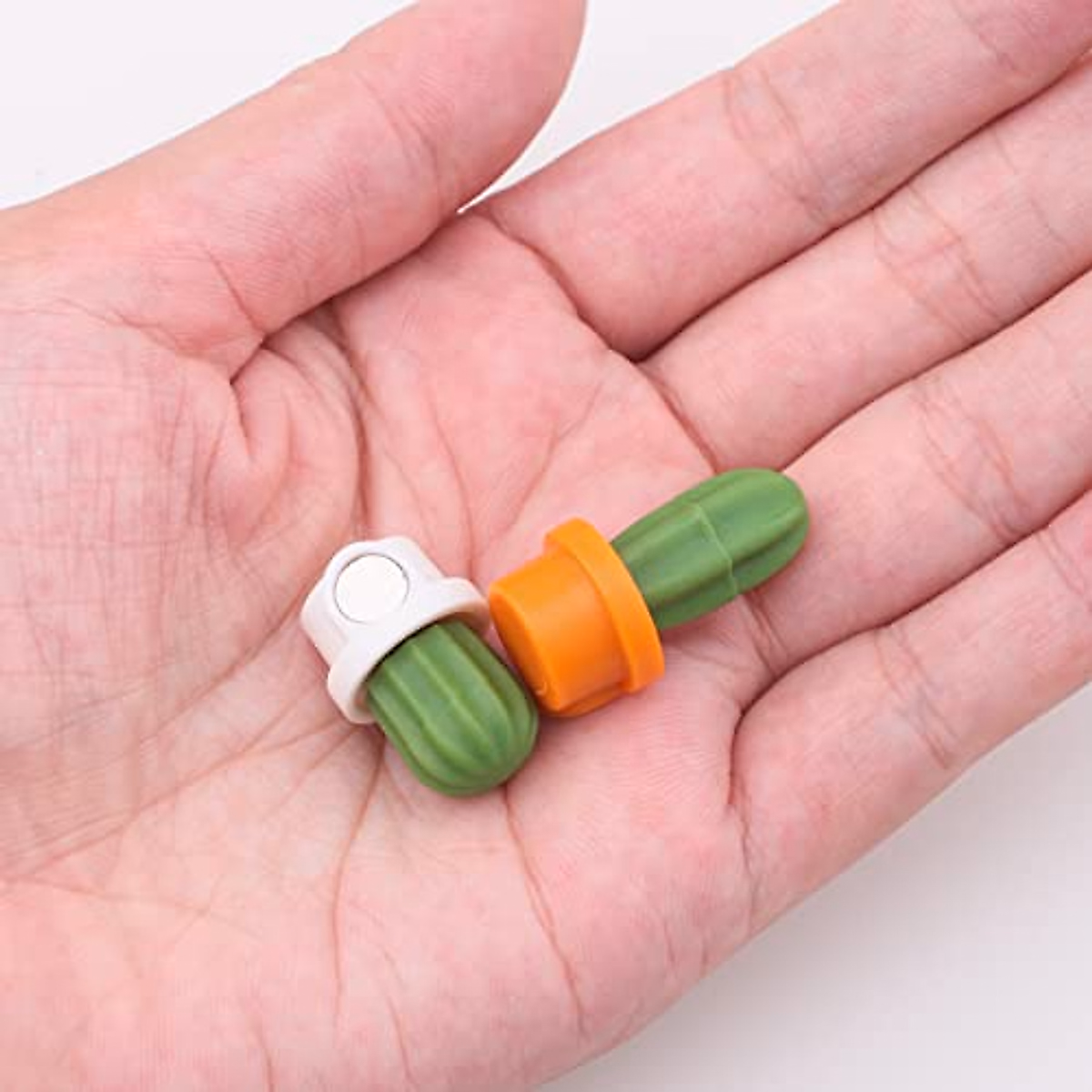 HAUTOCO Decorative Refrigerator Magnets Fridge Magnets, 12Pcs Mini Plant Fridge Magnet Cactus Whiteboard Magnets Locker Accessories Push Pin Magnets for Magnet Boards Fridge School Home Office Decor