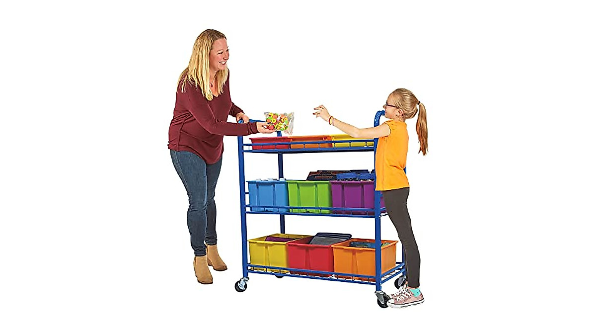 Heavy-Duty Storage Bins for Classroom & Home Organization