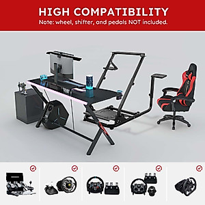 VOYOCHT G920 Racing Steering Wheel Stand fit for Logitech G27 G25 G29 Gaming Wheel Racing wheel simulator stand(Wheel, Shifter and Pedals Not included)