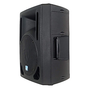 Rockville RPG10BT V2 10" Powered 600W DJ PA Speaker Bluetooth/Wireless/Remote/EQ, 10”, Black