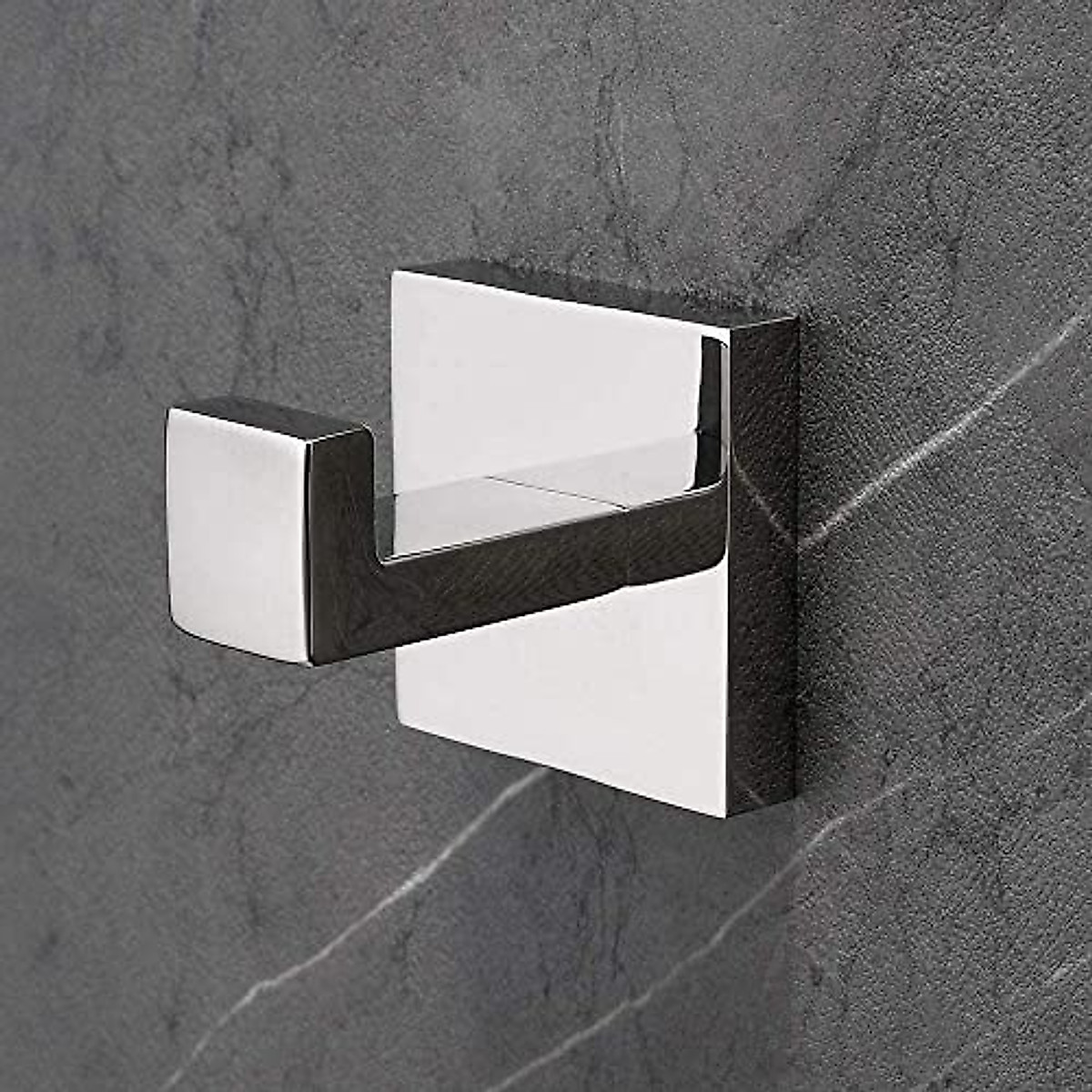 EdirFtra Chrome 304 Stainless Steel Towel Hook Hanger for Bathroom Single Towel Robe Hook Coat Hanger Wall Mounted,118g