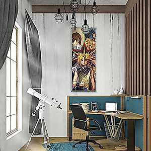 CosInStyle Anime Scroll Poster - Fabric Prints 100 cm x 40 cm | Premium and Artistic Anime Theme Gift | Japanese Game Hanging Wall Art Room Decor