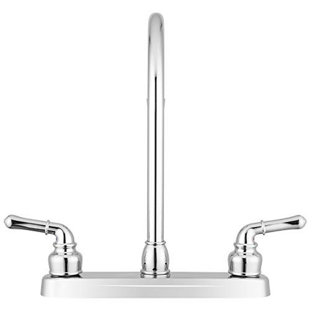 Pacific Bay Lynden Modern High Arc Kitchen Sink Faucet - Metallic Plating Over ABS Plastic - (Polished Chrome)