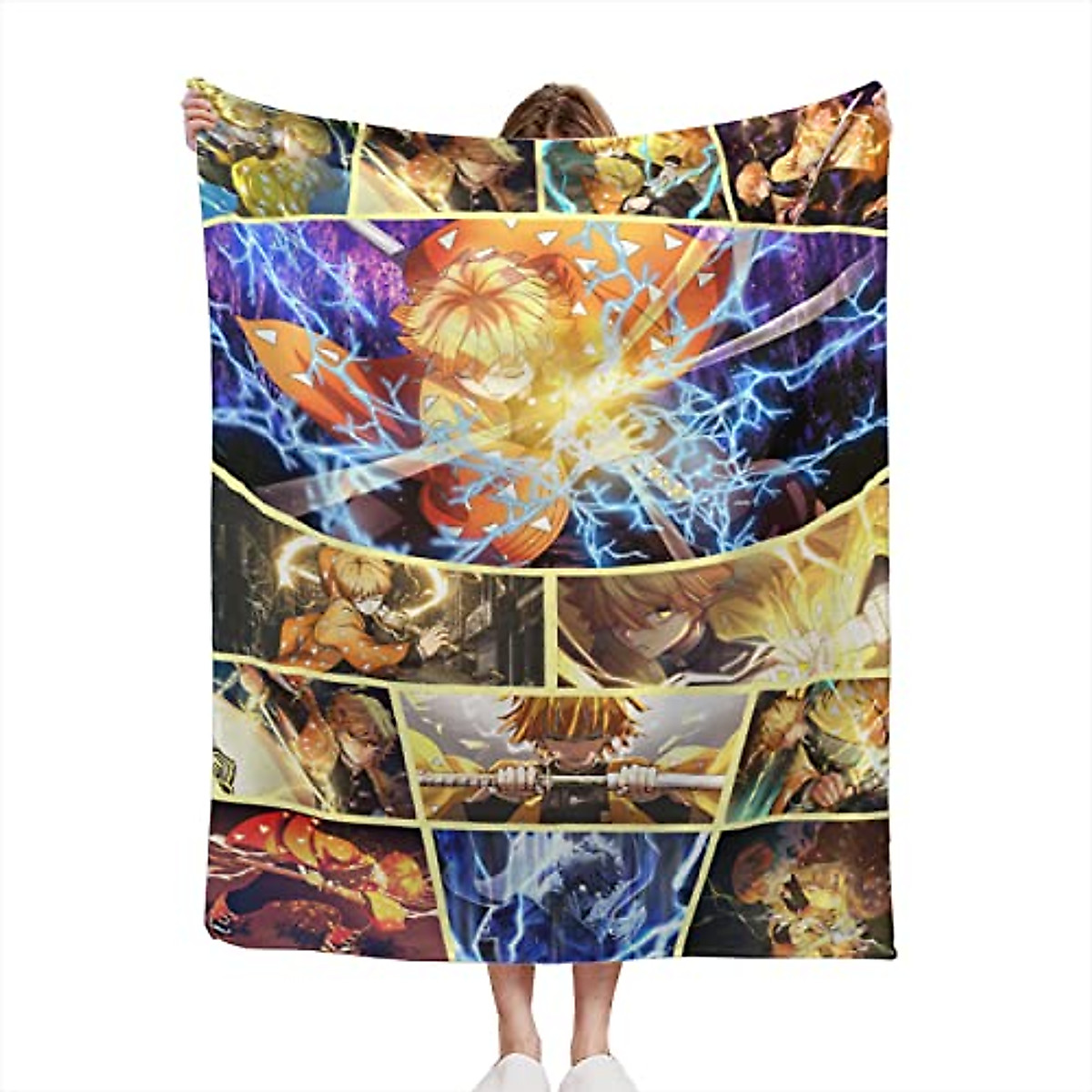 Blanket Soft Weighted Throw Blankets Decorative Bed Blanket for Sofa Couch Chair Bed Cover, Warm Cozy for Bedroom Sofa Travel Camping S 60"x50"