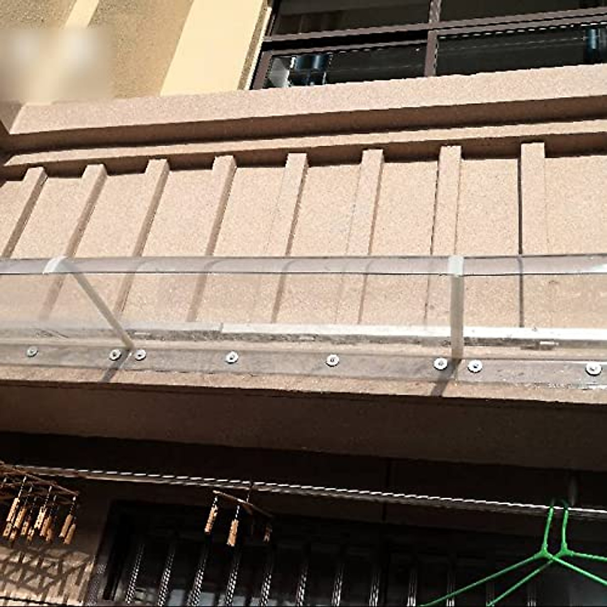 Arched Front Door Canopy Window Door Awning Canopy Outdoor Polycarbonate Cover Front Door Outdoor Patio Awning Canopy Uv Rain Snow Protection,Porch Gazebo Garden Shelter (16"x79")