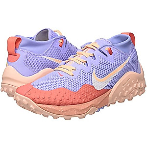 NIKE Women's Stroke Sneaker, Purple Pulse Venice Magic Ember, 9