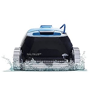 Dolphin Nautilus CC Automatic Robotic Pool Cleaner - Ideal for Above and In-Ground Swimming Pools up to 33 Feet - with Large Capacity Top Load Filter Basket…