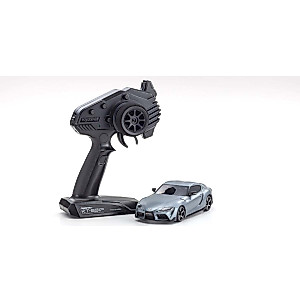 Kyosho Mini-Z AWD Toyota GR Supra Matte Storm Gray Metallic Readyset 32619GM