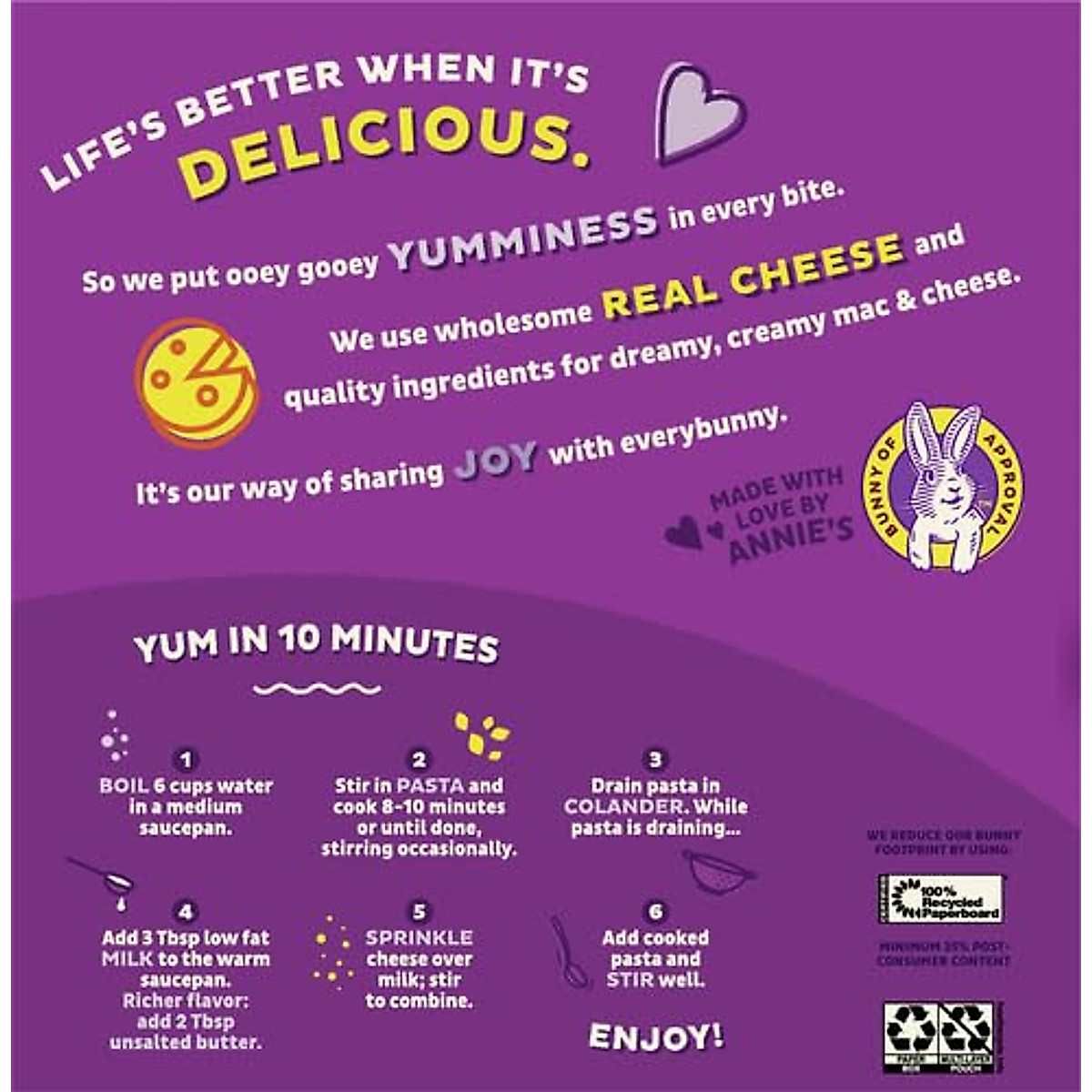 Annie’s White Cheddar Shells Macaroni & Cheese Dinner with Organic Pasta, 4 Ct, 6 OZ Boxes