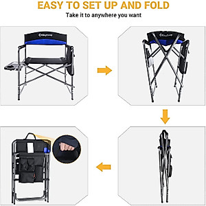 KingCamp KC2009 USVC3, OVERSIEZD, Black/RoyalBlue-2 Pack