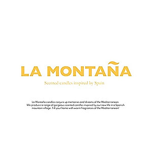 La Montaña Winter Oranges | Luxury Home Scented Candles Inspired by Spain | Natural Wax | Valencia Orange, Cinnamon, Red Apple, and Clove