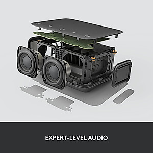 Logitech - Logi Dock, All-in-One USB C Laptop Docking Station, Speakerphone, Noise Canceling Mics, Bluetooth, HDMI, for Windows/macOS, Certified for Microsoft Teams