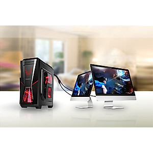 VGA SVGA HD Cable Male-to-Male Video Cable one-to-Two Split Screen Supports 1080P Full HD, Suitable for projectors, HDTVs, Monitors etc. 5.9ft ITOSAYDE