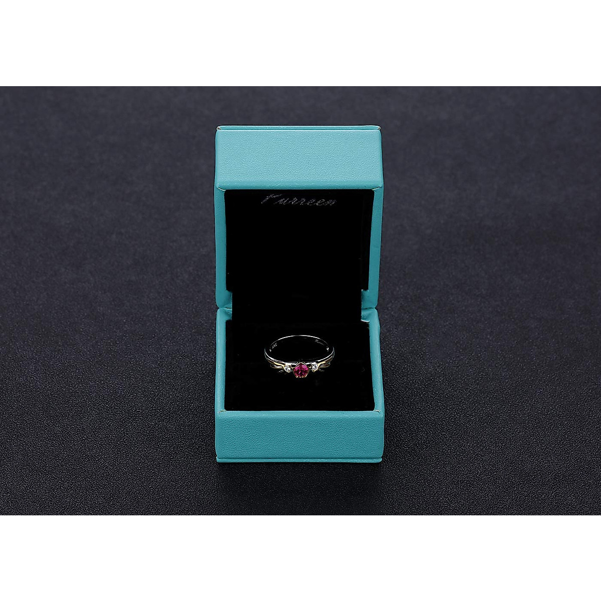 Purreen Zelda Goron's Ruby, Hylian Shield Inspired Ring (8)