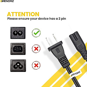 BRENDAZ Compatible AC Power Cord Cable for Bose Smart Soundbar 300, Soundbar 700 Speaker (6-Feet)
