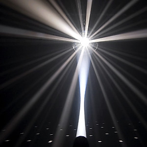 U`King Disco Ball Pin Spot Light with White LED Stage Lighting Beam Spotlight Lights for Mirror Ball Club Party Bar DJ Events