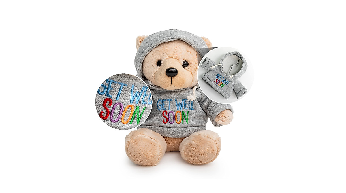 Tonsillectomy Gift Set for Kids with Teddy Bear & Children's Book