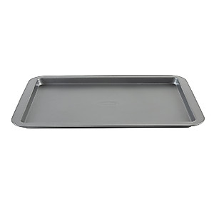 Kitchen Details Medium Nonstick Baking Sheet | Creates Even Heating and Browning | Durable | Easy to Clean | Oven Safe up to 500 Degrees | Bakeware | Grey