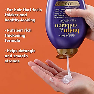 OGX Thick & Full + Biotin & Collagen Shampoo, 13 Ounce