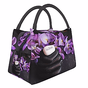 Stones pebbles relaxation layered stacking stone tower Lunch bag picnic bag sundries bag shopping bag portable insulation bag kitchen family