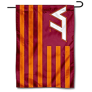 Virginia Tech Hokies Stripes Nation Garden Flag