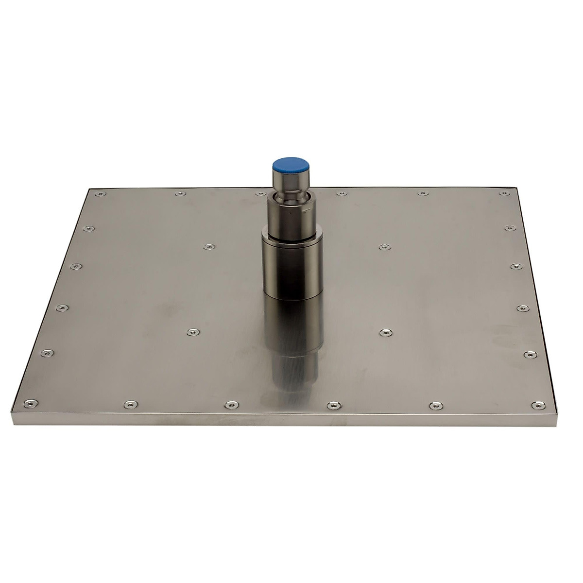 ALFI brand LED12S-PC Polished Chrome 12" Square Multi Color LED Rain Shower Head, 11.75" L x 11.75" W x 0.38" H