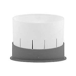 Camco 43513 Countertop Utensil Drainer - Perfect for Storing and Drying Eating Utensils, Sponges, Brushes and Soap - Includes A Perforated Drainer and Base to Keep Countertops Dry