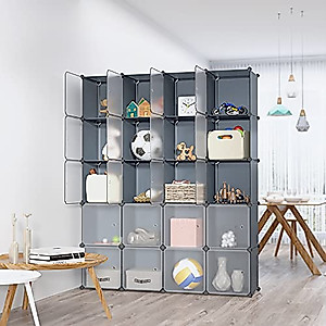 UNZIPE 20 Cube Storage Organize, Grey