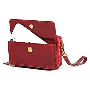 OLD TREND Genuine Leather Northwood Convertible Wallet (Red)