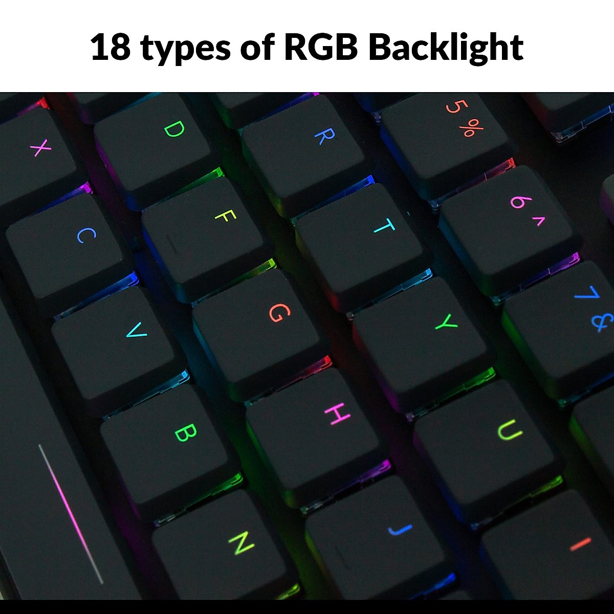 Keychron K1 RGB Hot-swappable Tenkeyless Layout Ultra-Slim Wireless Bluetooth/Wired USB Mechanical Keyboard for Mac Windows with Low-Profile Keychron Optical Red Switch Full Aluminum - Version 5