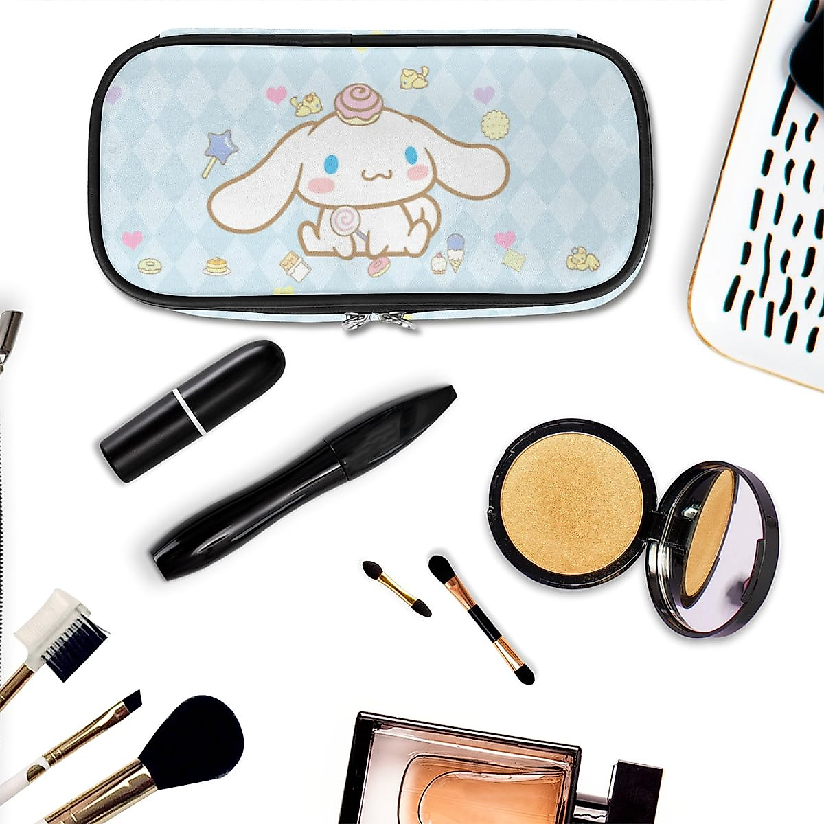 Cartoon Pencil Case, Pencil Box with Zipper, Large Capacity Pen Bag for School Supplies Gift